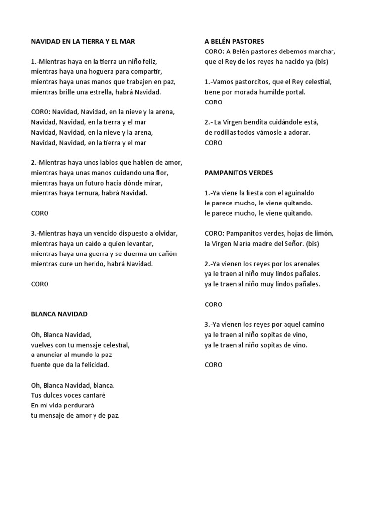 Navidad en La Tierra y El Mar | PDF