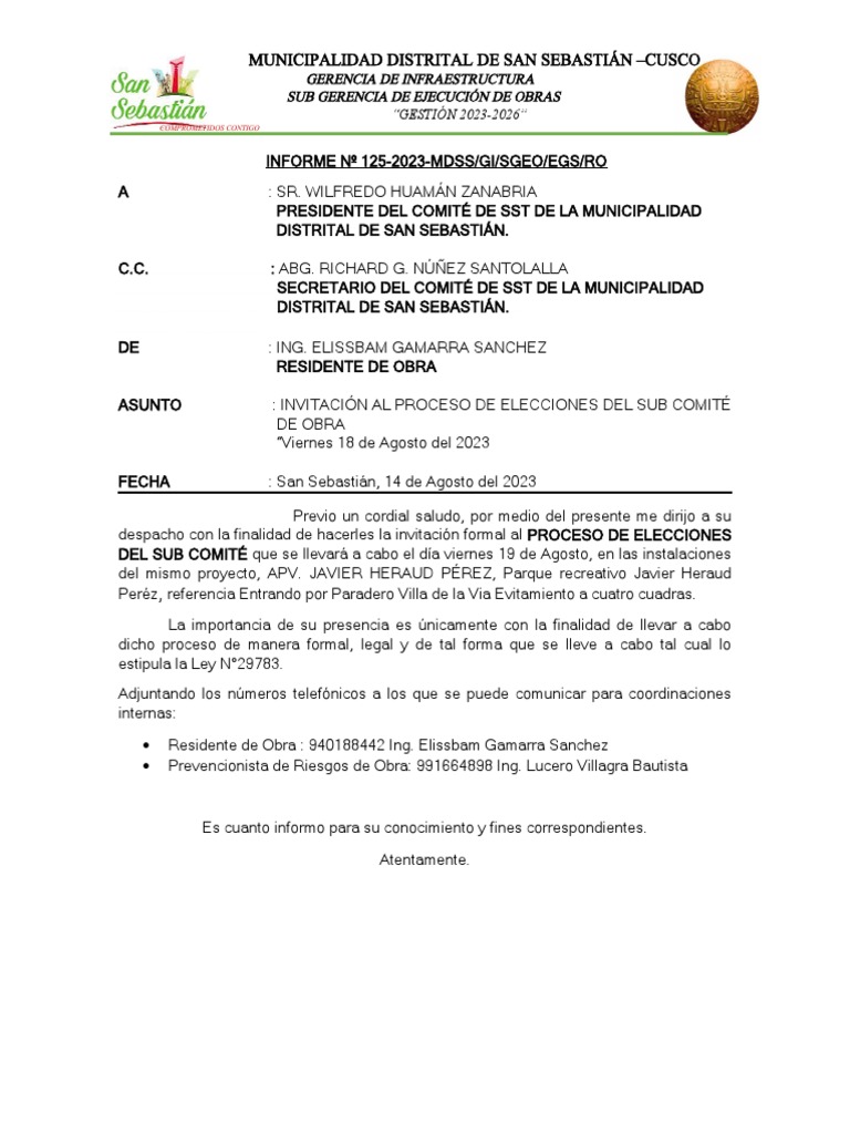 Inf Ing. Elissbam | PDF