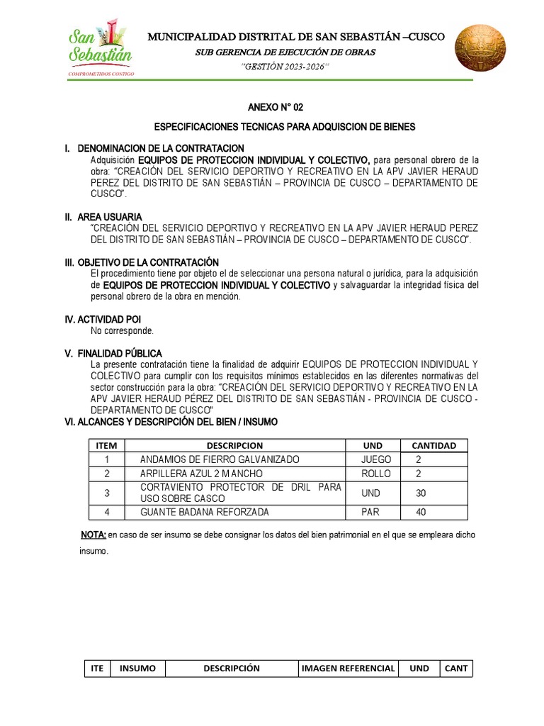 TDR Epp Yepc Parq Heraud | PDF