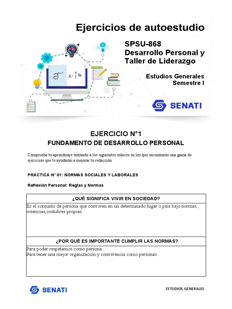 Spsu-868 Ejercicio U001 | PDF