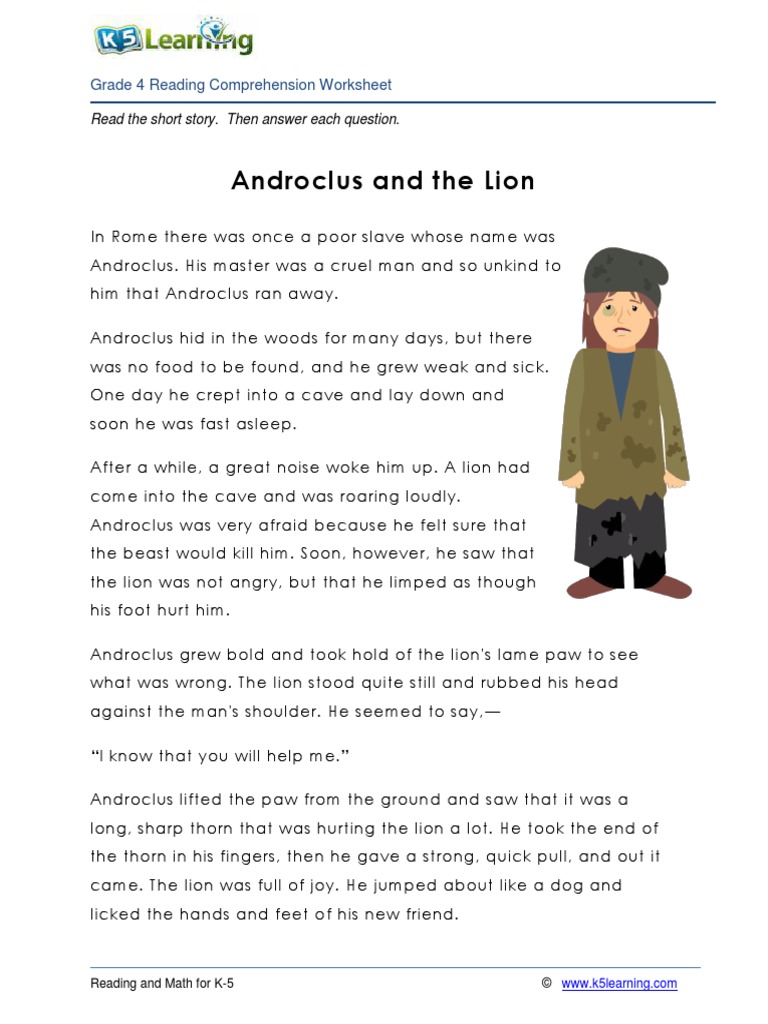 4th Grade 4 Androclus | PDF