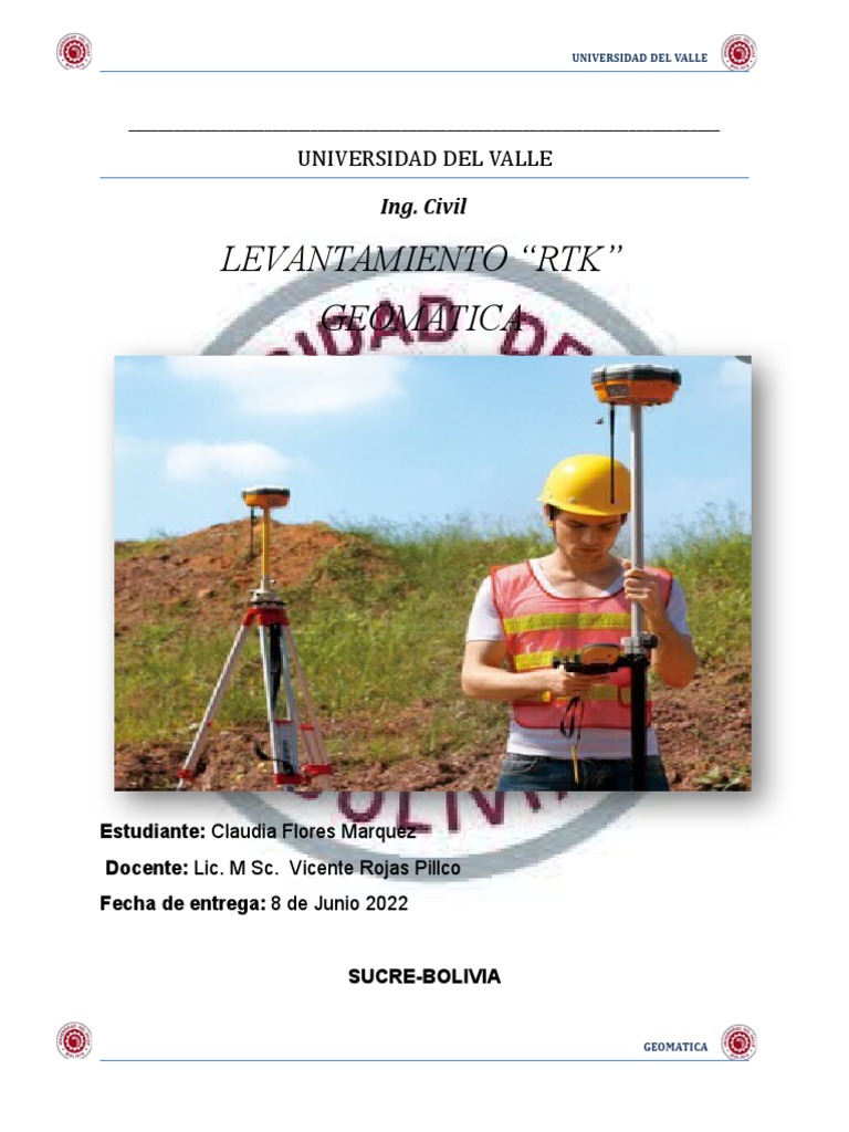 Levantamiento RTK | PDF | Tecnología