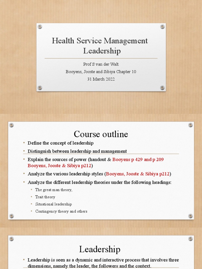 Unit 6 Leadership | PDF | Leadership | Power (Social And Political)