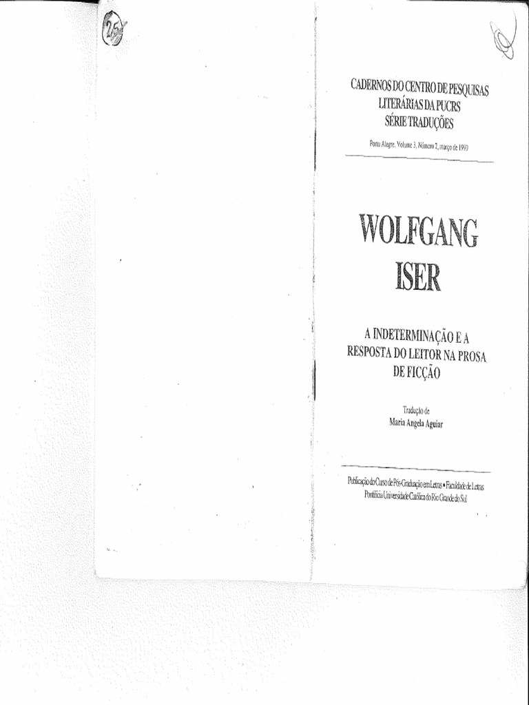 Iser - As Estruturas de Apelo No Texto Artístico | PDF
