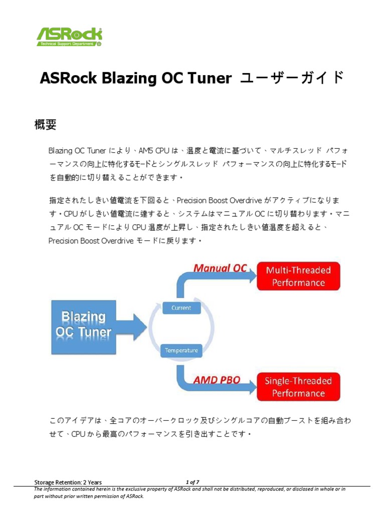 ASRock Blazing OC Tuner User Guide_JP | PDF