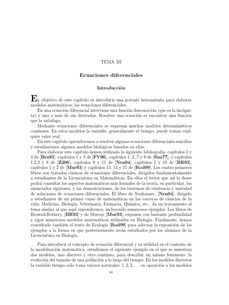 Analisis 4444444444 | PDF | Ecuaciones diferenciales | Ecuaciones