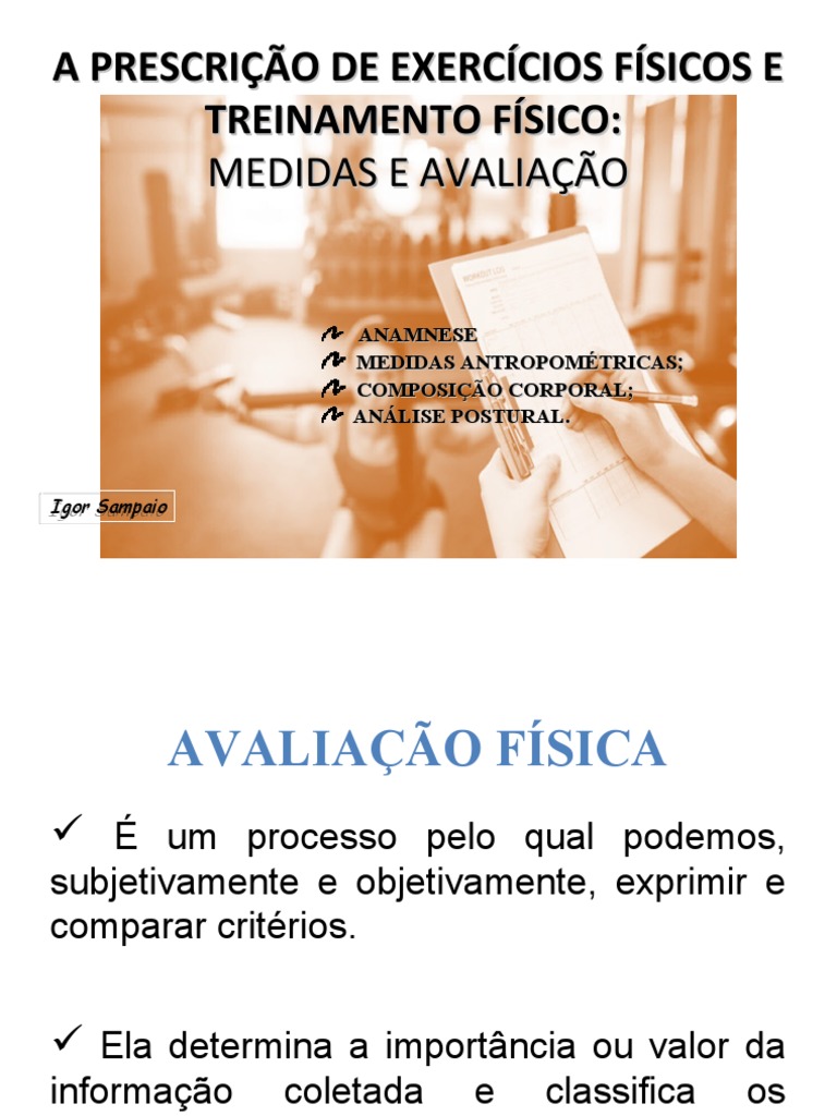 Aula 06.03 - Antropometria | PDF Aula 06.03 - Antropometria | PDF