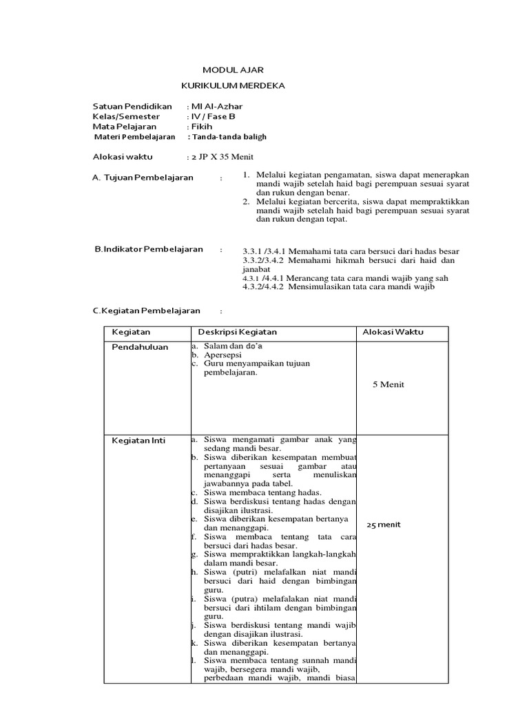 PPL 1 Modul Ajar 2 | PDF | Karier & Perkembangan | Kesehatan Holistik