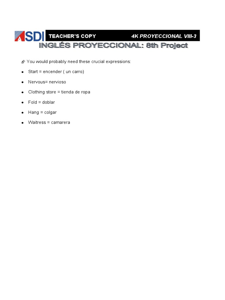 8th Grade English Project Guidelines | PDF | Linguistic Morphology ...
