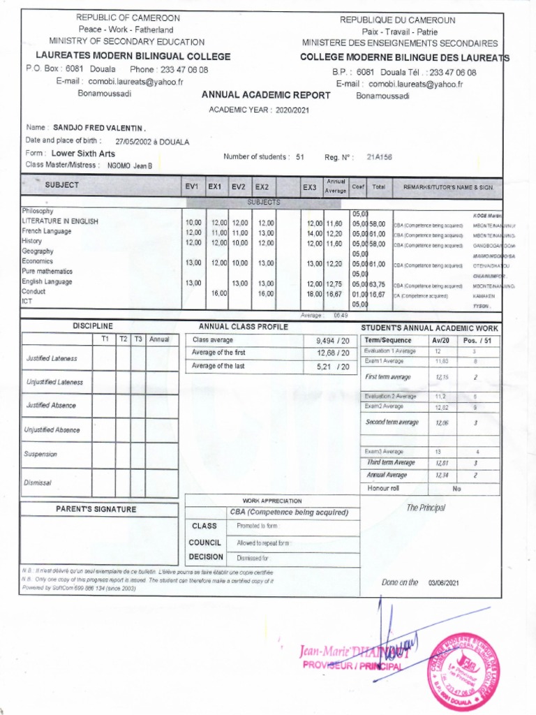 Bulettin Lower 6 | PDF