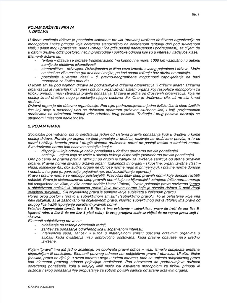 Dokumen - Tips Osnovi Drzave I Prava | PDF