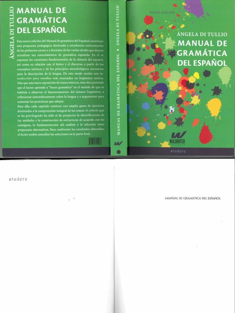 3 - La Enseñanza de La Gramática - Di Tullio (2014) | PDF