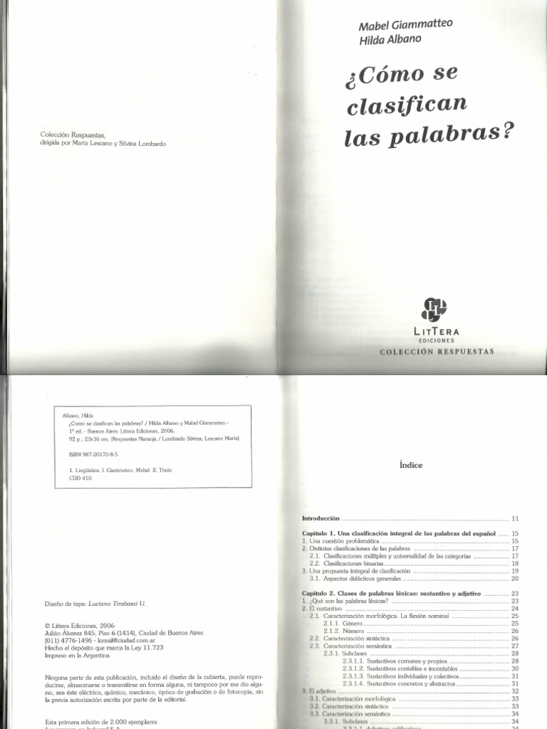 17 - El Sustantivo (Giammatteo y Albano) | PDF