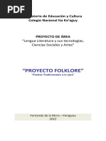 Proyecto Día Del Folklore | PDF | Folklore | Bailes