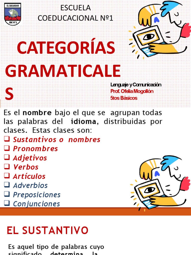 Sustantivo y Adjetivos | PDF