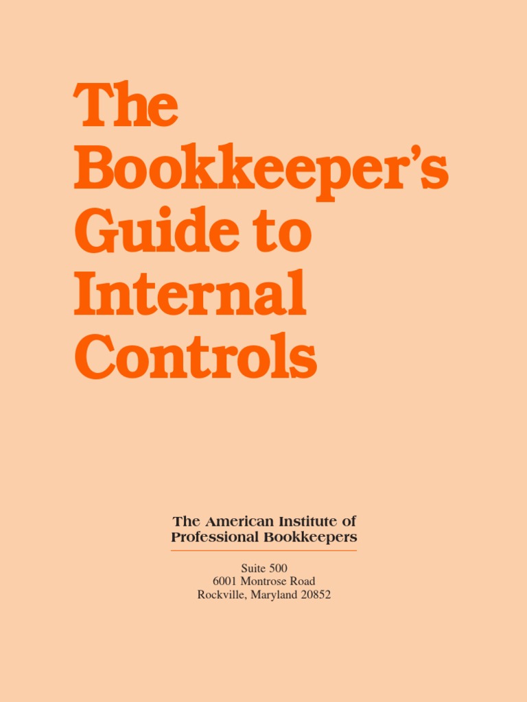 The Bookkeepers Guide To Internal Controls | Download Free PDF ...