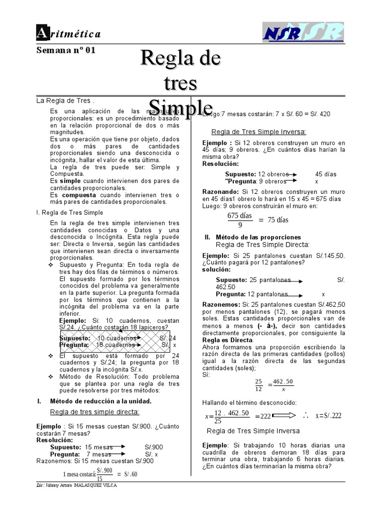 Iib s1 Aritm. 5ºs R3simple | PDF | División (Matemáticas) | Aritmética