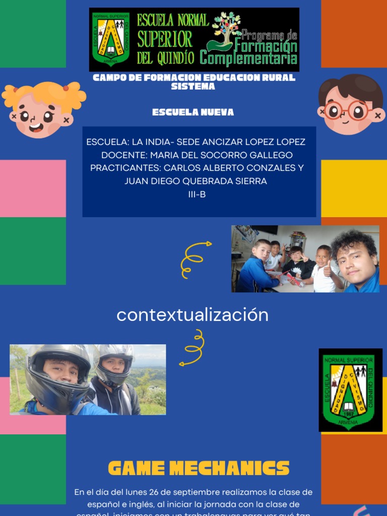 Blue Fun Colorful Four Corners Ice Breaker Game Presentation | PDF