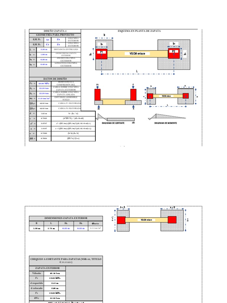 Zapata Excéntrica | PDF