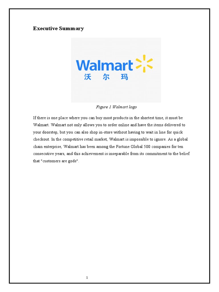 Walmart-Case Study | PDF