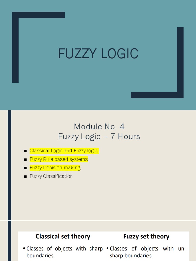 Fuzzy Decision Making | PDF | Fuzzy Logic | Logic