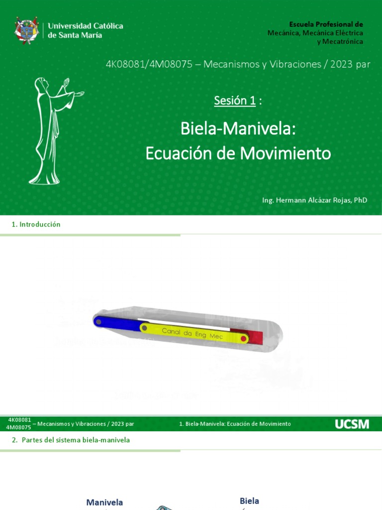 Biela-Manivela: Ecuación y Análisis | PDF