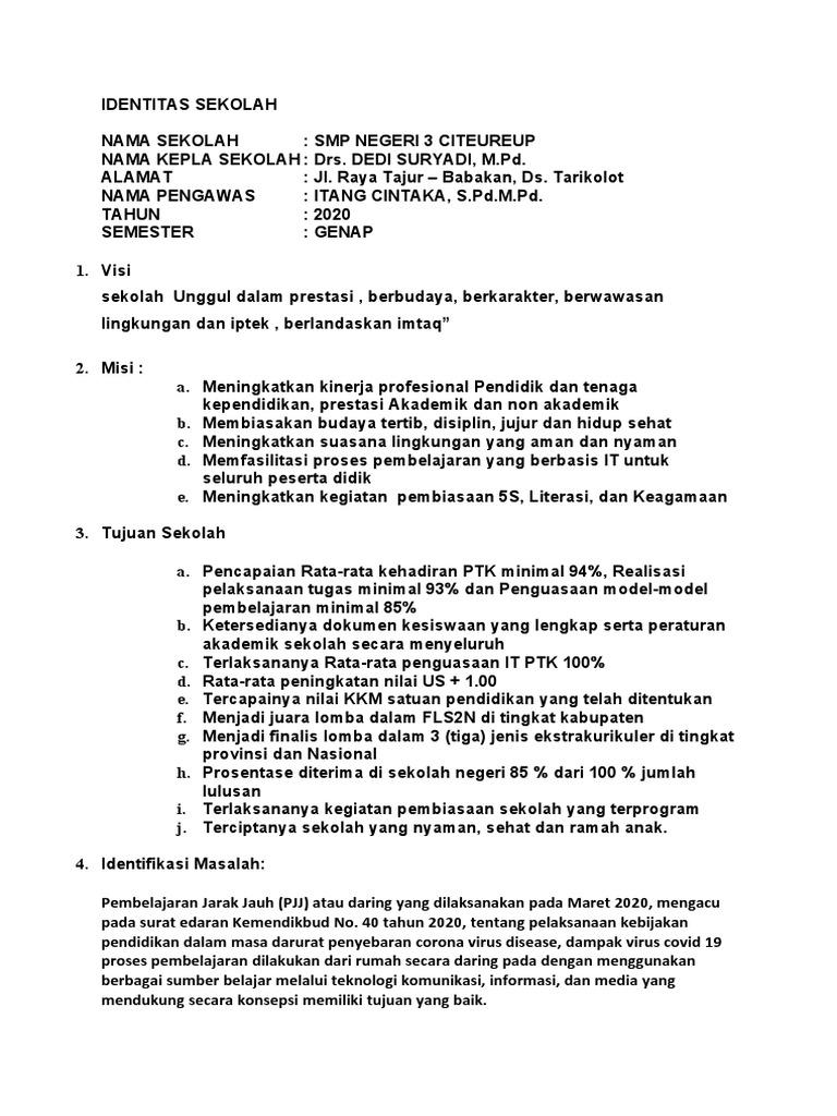 PROGRAM SEMESTER SEKOLAH BINAAN (SMPN 3 Citeureup) | PDF PROGRAM SEMESTER SEKOLAH BINAAN (SMPN 3 Citeureup) | PDF