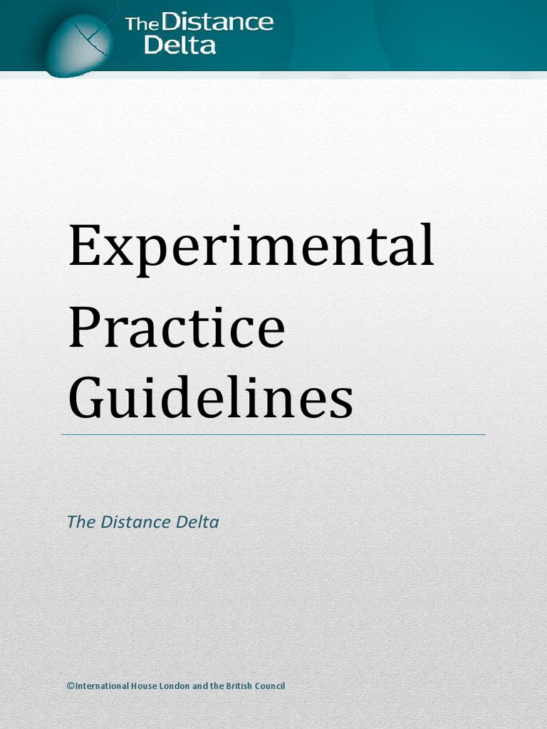 M2 PDA Experimental Practice Guidelines | PDF