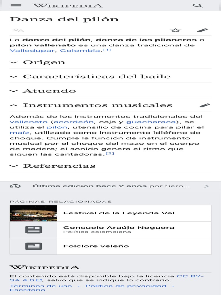 Danza Del Pilón - Wikipedia, La Enciclopedia Libre | PDF