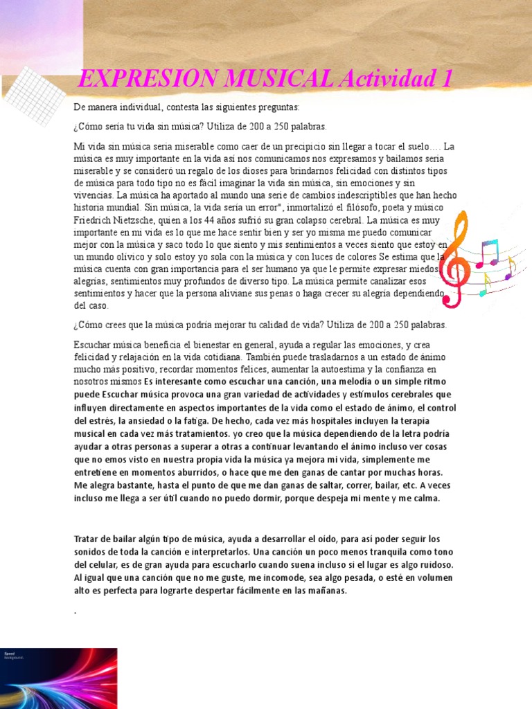 Expresion Musical | PDF