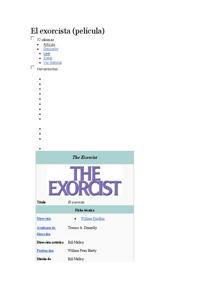 El Exorcista | PDF