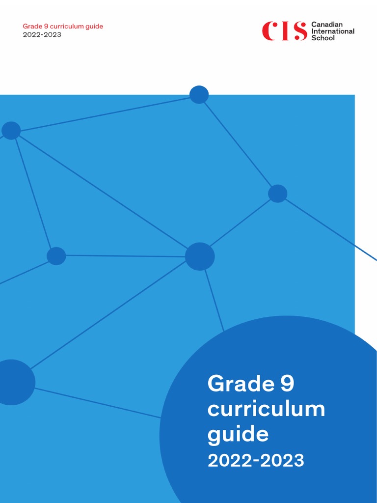 CIS Grade 9 MYP Curriculum Guide 2022-2023 | PDF | Science ...