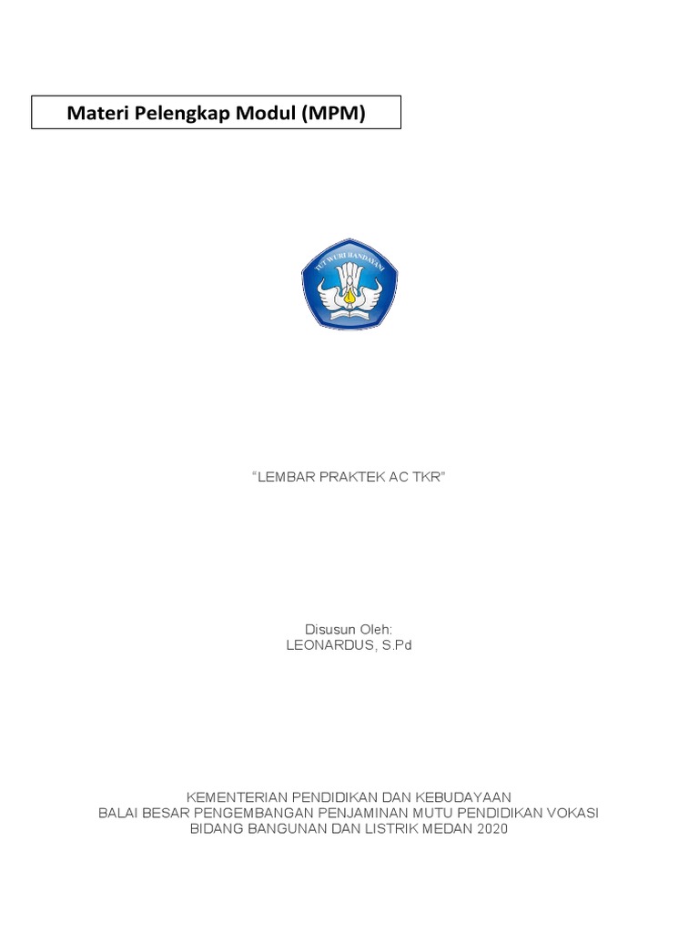Lembar Praktek Ac TKR | PDF