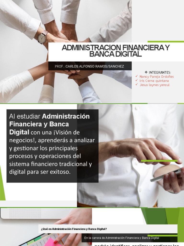 Administracion Financiera y Banca Digital Trabajo para Entregar Hoy Dia | PDF