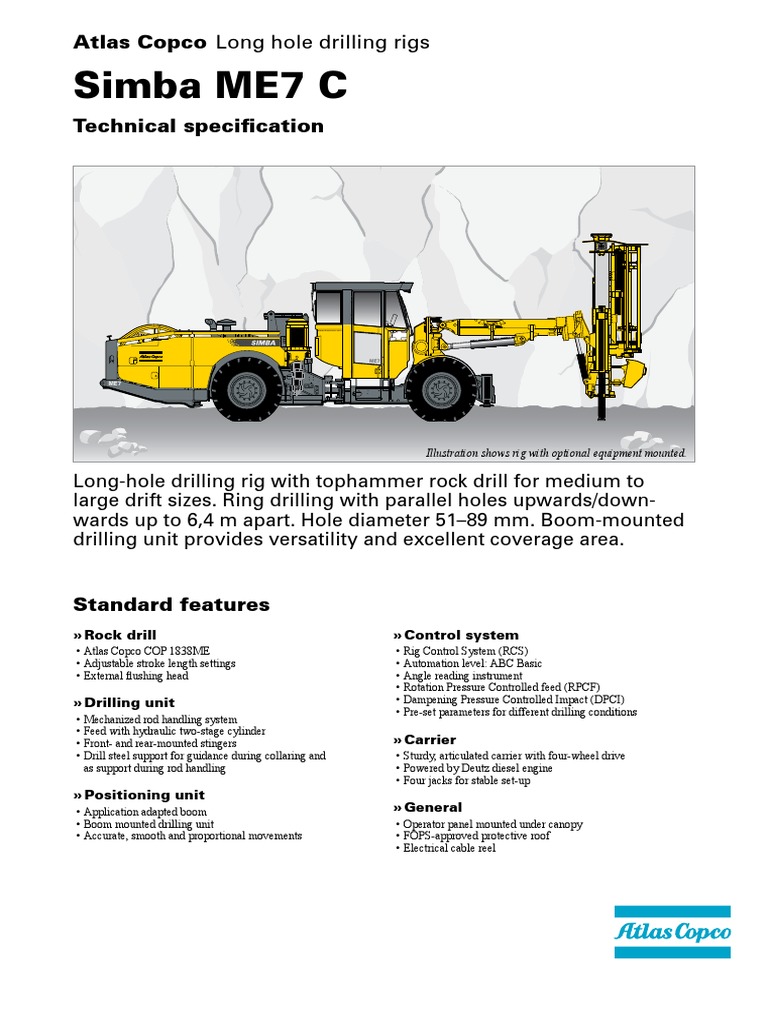 Simba ME7 C | PDF | Ac Power Plugs And Sockets | Drilling Rig