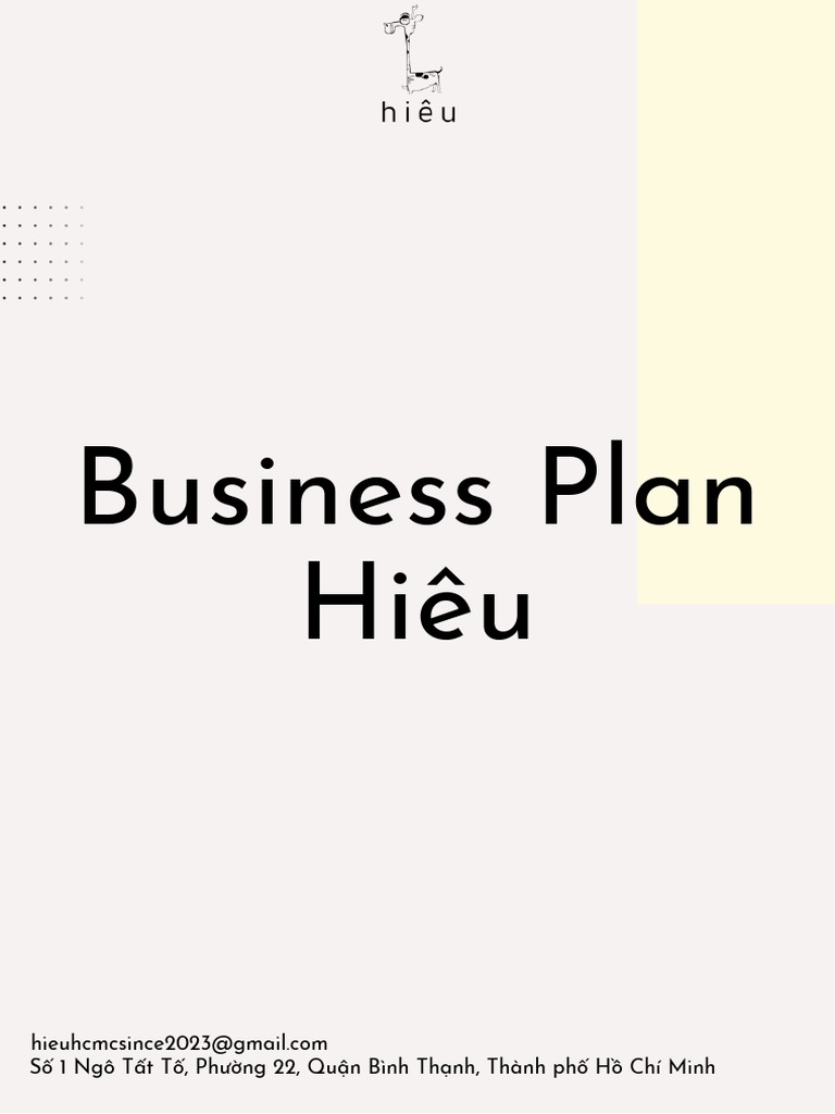 Business Plan DRAFT 3 | PDF