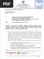 Deped Gentri Memo | PDF