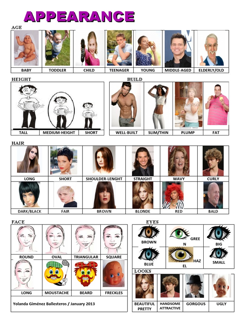 Printable Picture Dictionary: Ages & Traits | PDF