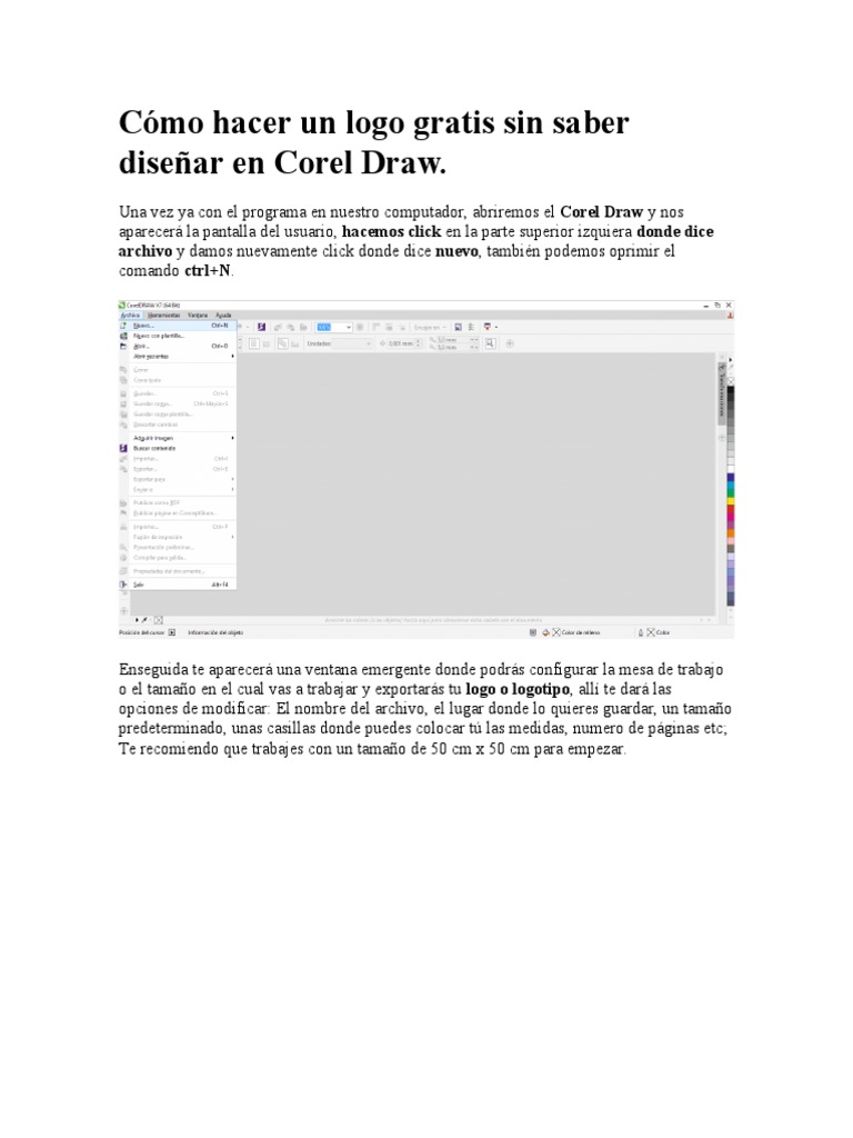 Crear Logos en Corel Draw Gratis | PDF | Archivo de computadora ...