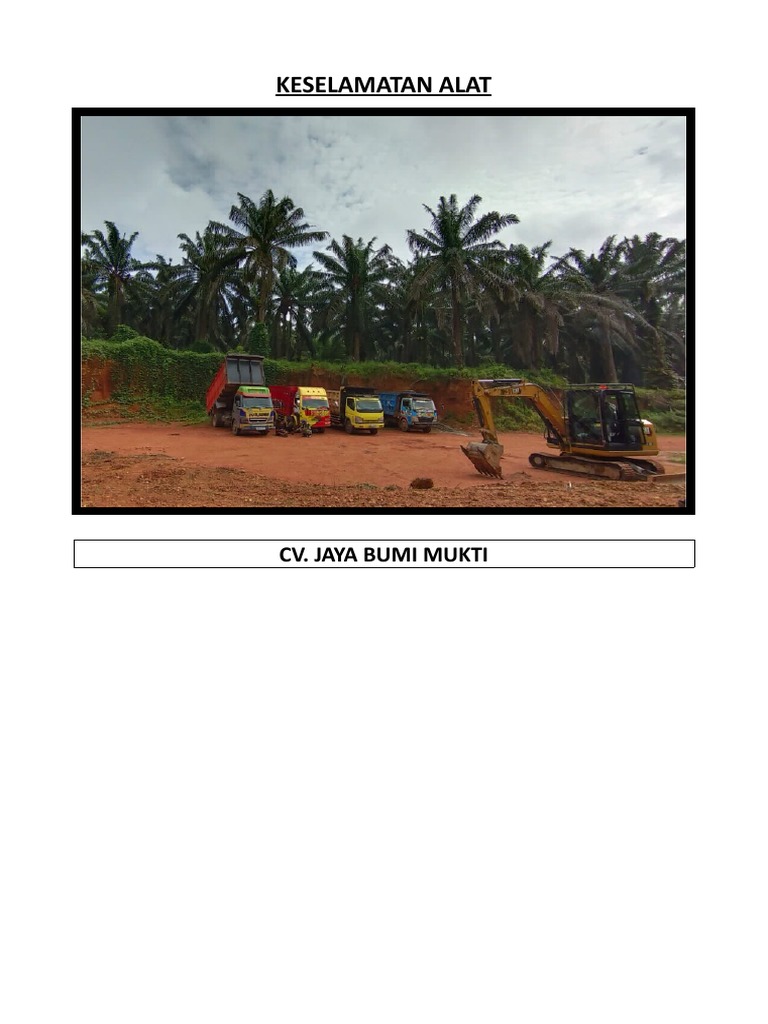 Keselamatan Alat - JBM | PDF