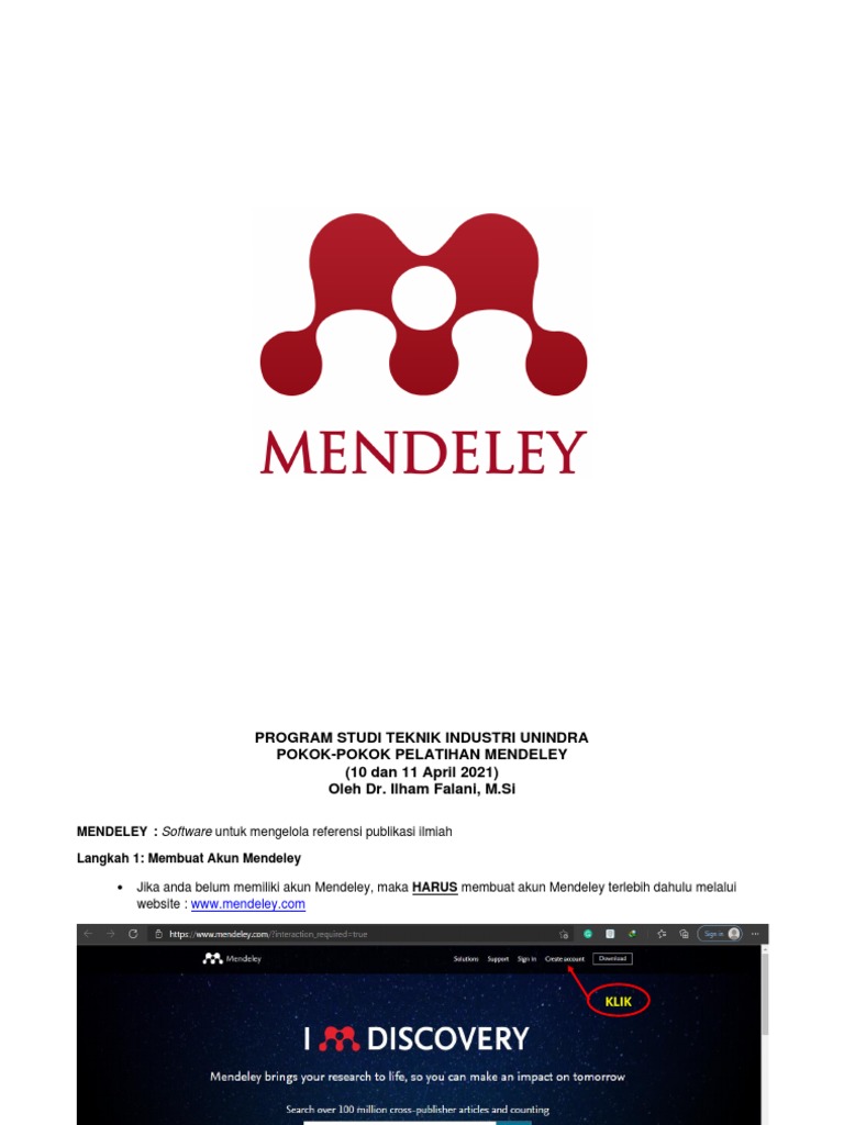 Panduan Lengkap Menggunakan Mendeley | PDF | Karier & Perkembangan | Seni