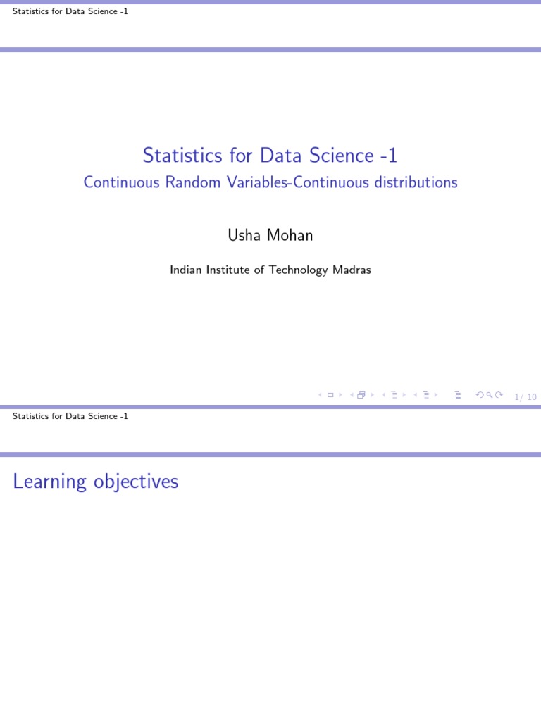 Lecture 12.4 | PDF | Probability Distribution | Probability Density Function
