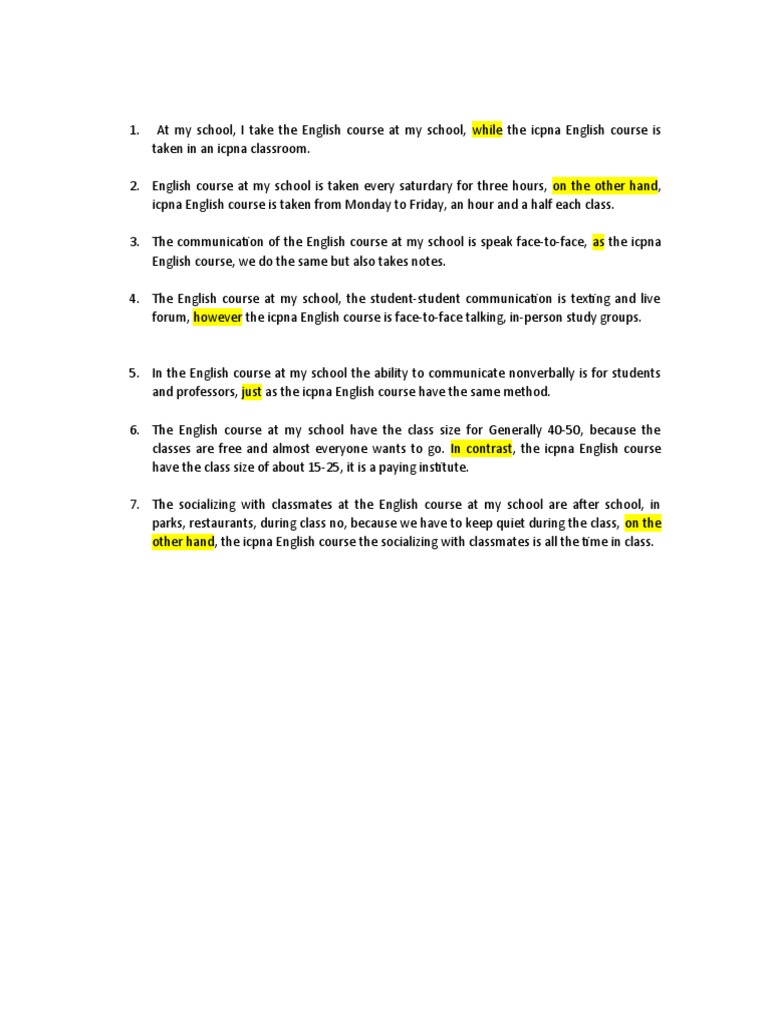 Writing 1 - Advanced 12 - Icpna | PDF