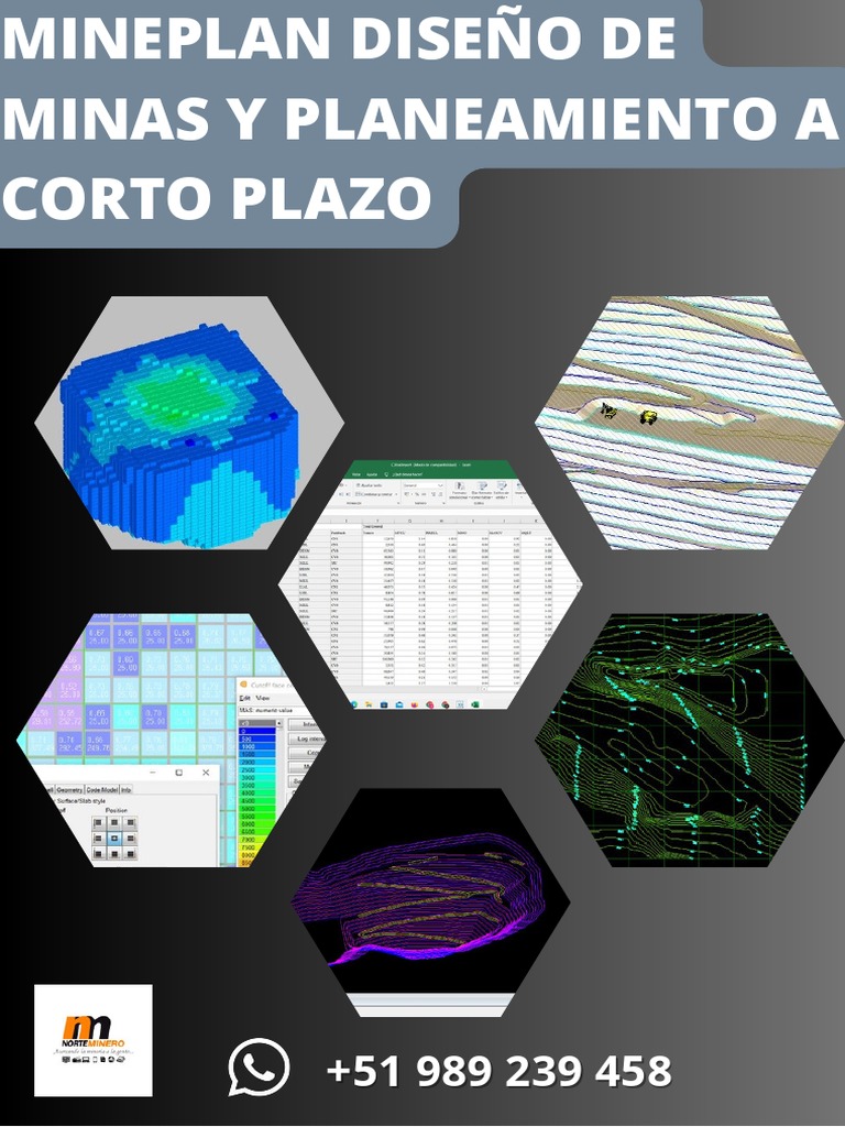 Mineplan Diseño de Minas y Planemiento A Corto Plazo | PDF