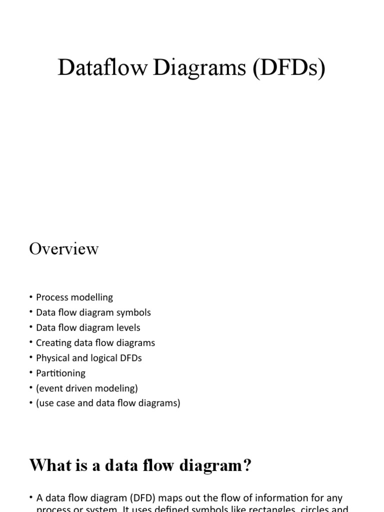 DFDs Data Base | PDF