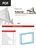 Midas Tutorial Integral Bridge | PDF | Bridge | Concrete
