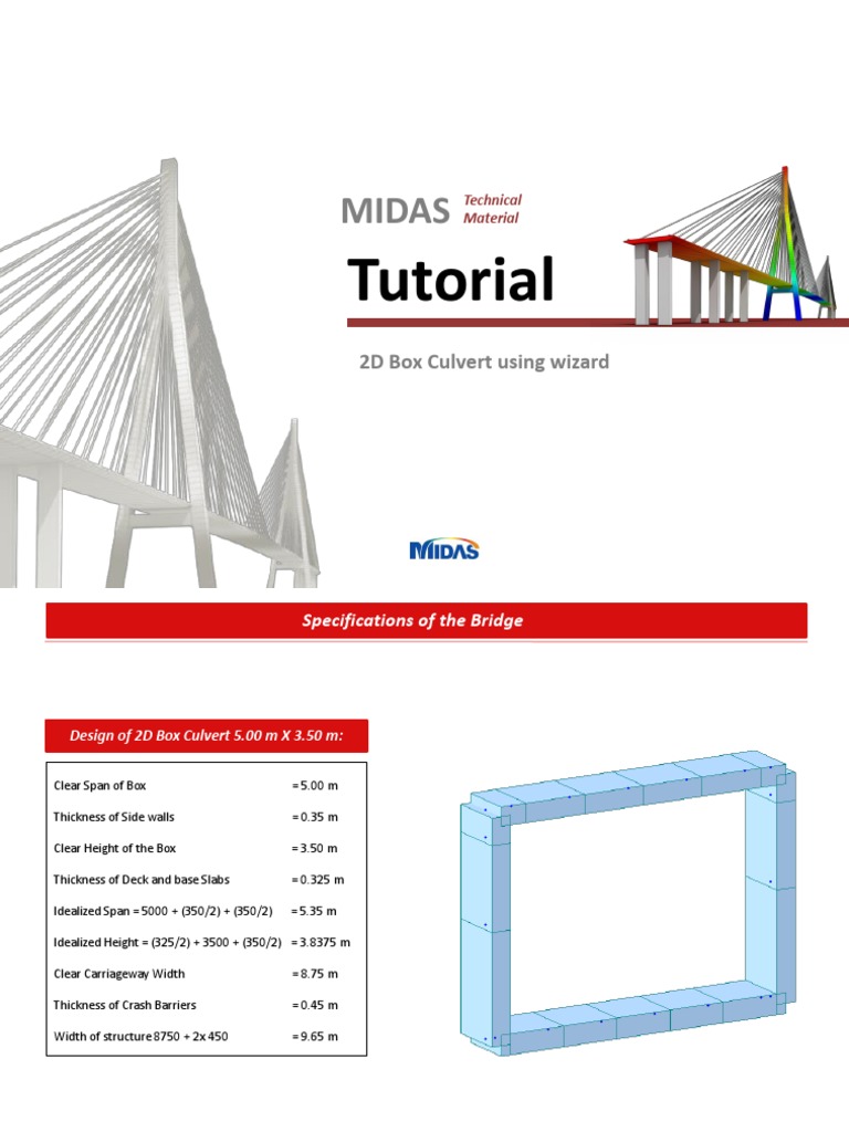 2D Culvert | PDF | Beam (Structure) | Axle