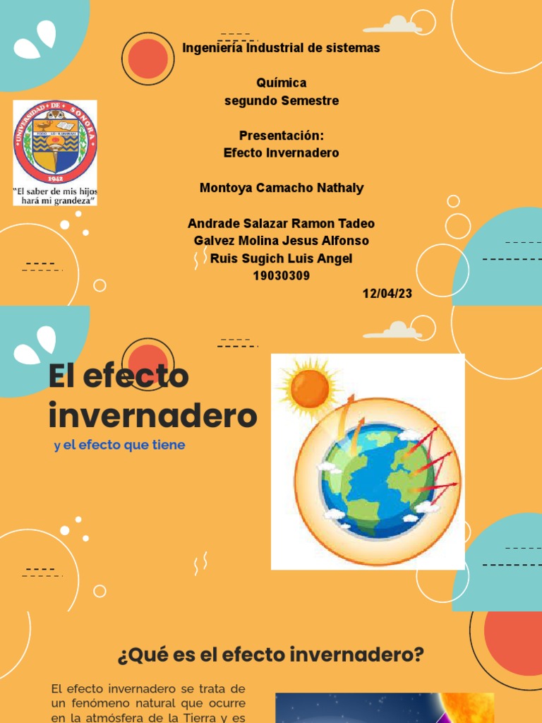Impacto del Efecto Invernadero | PDF