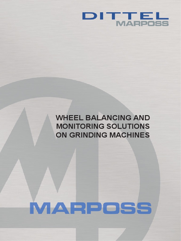 Grinding Machine Balancing Solutions | PDF