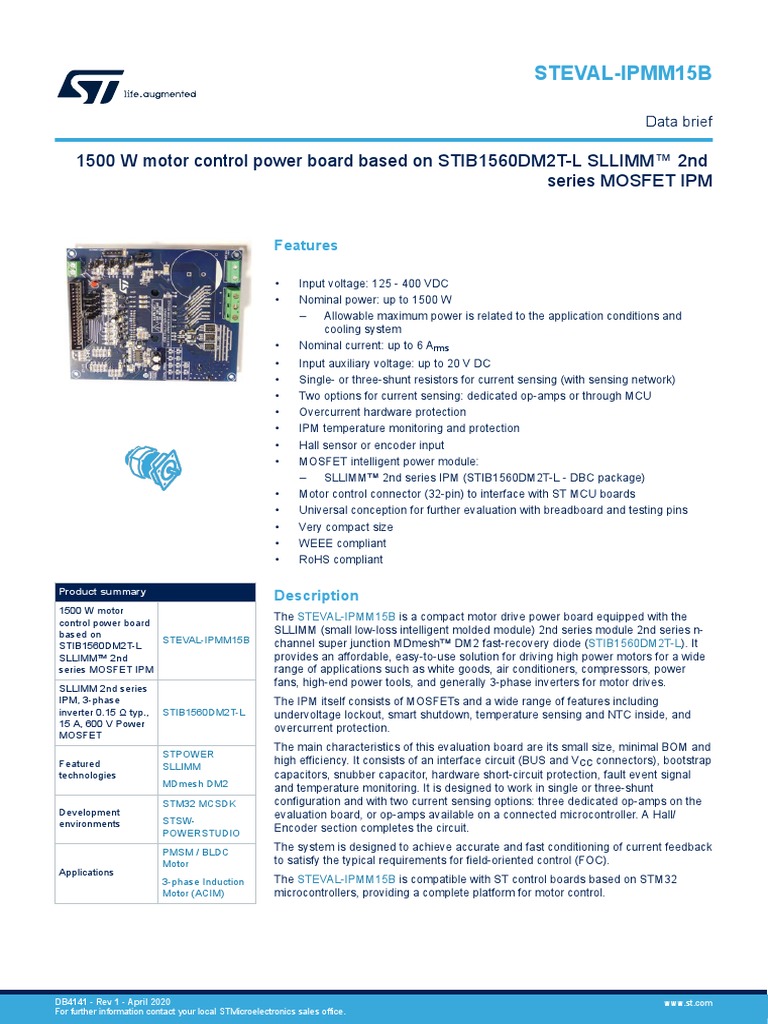 Steval Ipmm15b | PDF